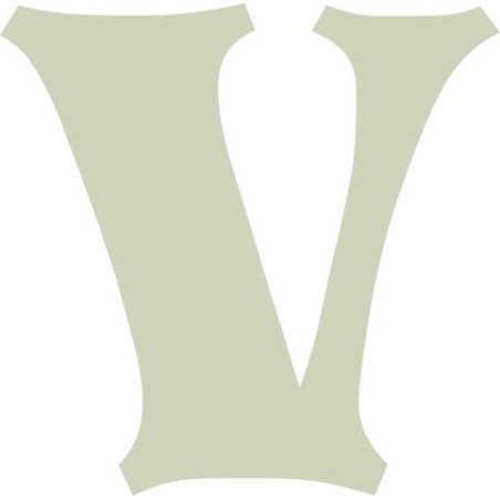 Story 40Mm Alpha Letter - V