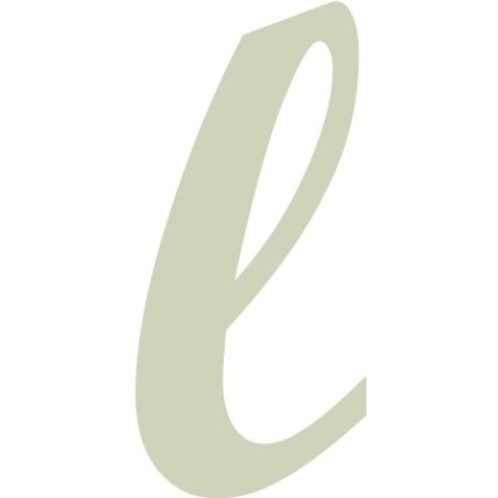 Script 40Mm Lowercase Letter - L