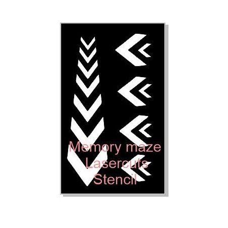 V Drops Stencils Stencil 110 X 180Mm Stencil Min Buy 3