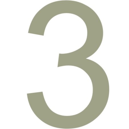 Arial 40Mm Number - 3