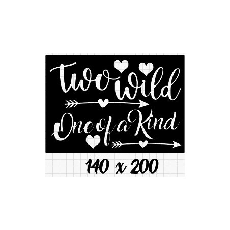 Two Wild ,One Of A Kind 140 X 200Mm ,Min Buy 3